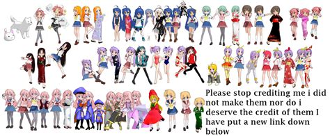Mmd Dl Series Lucky Star Models By 2234083174 On Deviantart