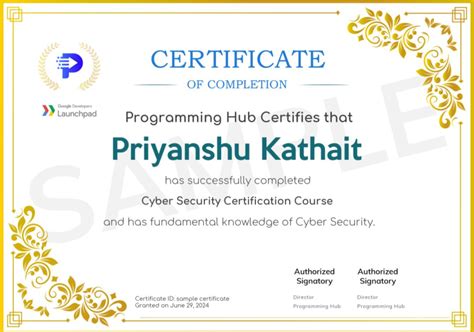 Completed Cybersecurity Training With Cybersecurity