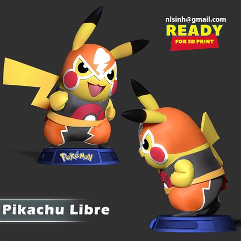 Artstation Pikachu Libre Resources