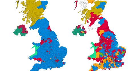 The Full General Election Maps That Show Huge Shift As Labour Take