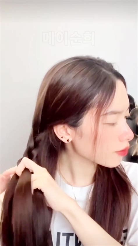 مدل موی کره ای کیوت메이순희