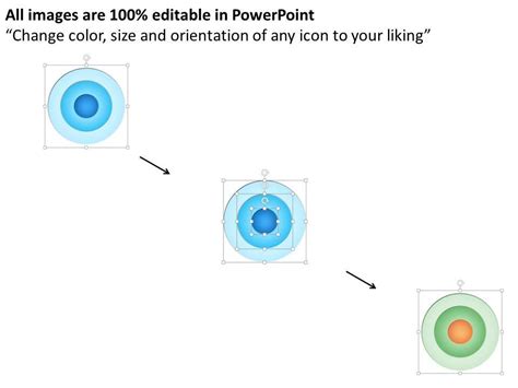 Three Staged Circular Process Flow Diagram Powerpoint Template Presentation Graphics