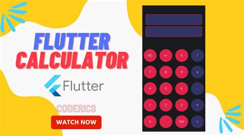 Build A Calculator In Flutter Full Tutorial Youtube