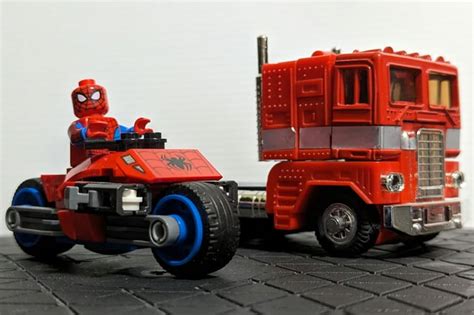 Optimus Prime And Spider Man For No Reason R Transformers