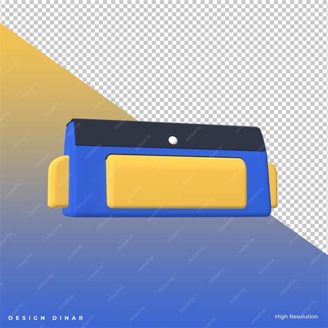 Premium Psd Case Pencil In 3d Blender For Graphic Asset Web Or App Presentation Or Orther