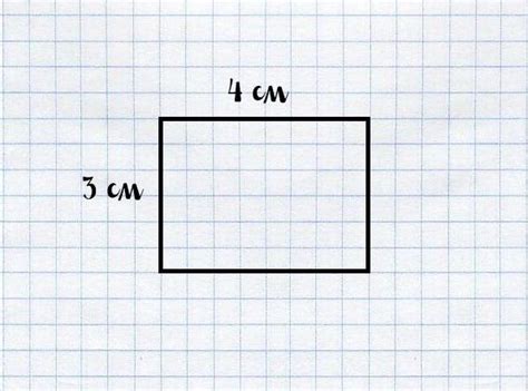 начерти прямоугольник с длинами сторон 3 см и 4 см вычисли его периметр Школьные Знания Com