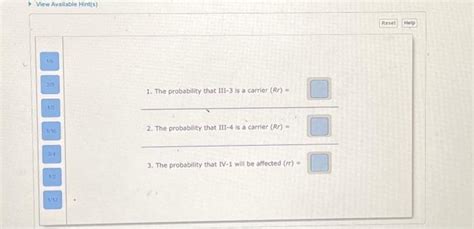 solved the pedigree from part c is shown belowindividuals