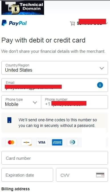 Paypal Payment Process