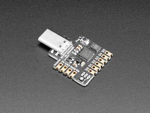 Serpente Tiny CircuitPython Prototyping Board USB C Plug ID Adafruit Industries
