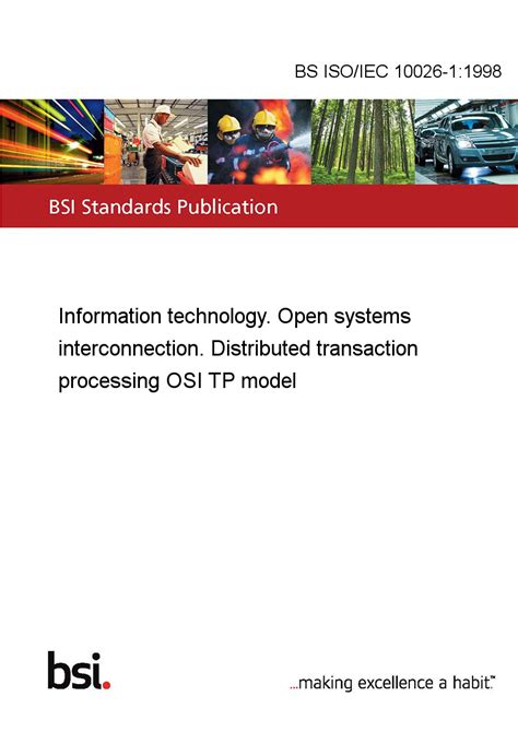 BS ISO IEC 10026 1 1998 Information Technology Open Systems Interconnection Distributed