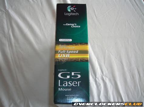 The New Logitech G5 Laser Gaming Mouse Overclockers Club