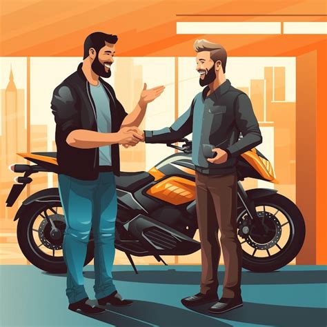 one person referring another scenario premium ai generated vector