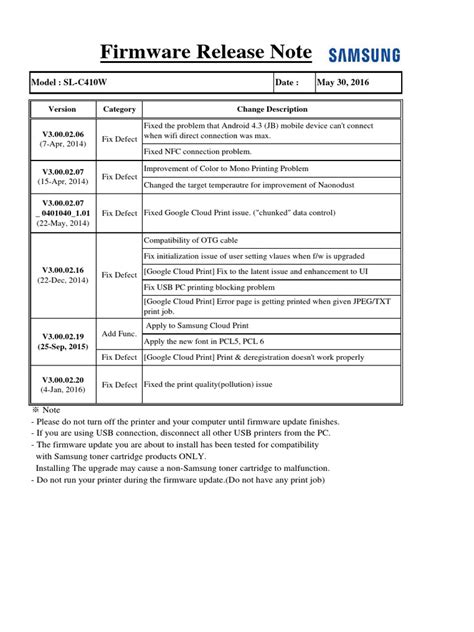 Release Noteenglish Pdf Printer Computing System Software