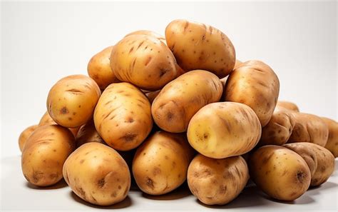 Premium Ai Image Harvested Bounty Bunch Of Fresh Potatoes In An
