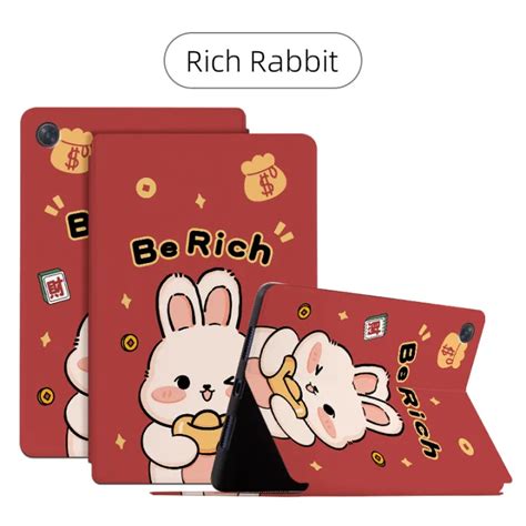สุขสันต์วันปีใหม่ Casing Tablet รูปแบบน่ารักสำหรับ Lenovo Xiaoxin Pad 2022 10 6นิ้ว Pu เคสแบบพับ