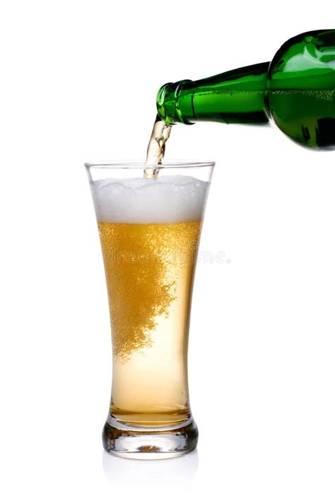 Beer Being Pour On A Glass Stock Image Image Of Beer 9322645