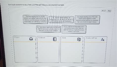 Solved Sort Each Scenario To The E Text Icon That Will Help You