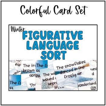 Figurative Language Sort Activity By Texas Teaching Chicks TPT