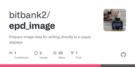 Github Bitbank2epdimage Prepare Image Data For Writing Directly To E Paper Displays