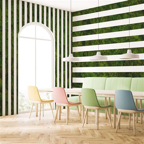 Moss Mural Linear Designs Plant The Future