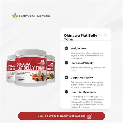 Okinawa Flat Belly Tonic Review A Comprehensive Analysis