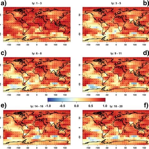 Acc Of Hindcast Ensemble Mean And Assimilation Simulation For 10 By 10 Download Scientific