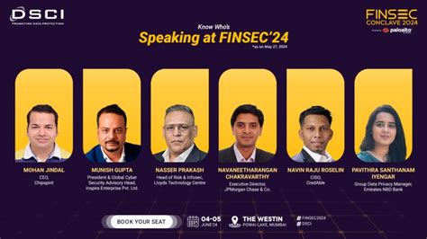 Data Security Council Of India On Linkedin Finsec2024 Dsci Bfsi Finsecconclave2024