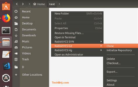 RabbitVCS A TortoiseGit For Ubuntu TechBrij