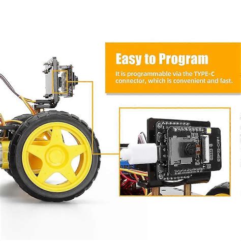 Esp32 Cam Smart Wifi Smart Robot Car Kit For Ide Programming Project