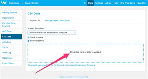 How Do I Import Data From A CSV File Watershed LRS
