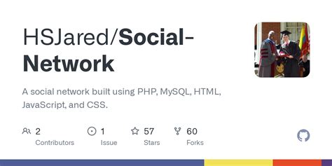 Github Hsjared Social Network A Social Network Built Using Php Mysql Html Javascript And Css
