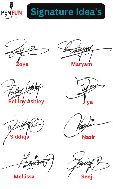 Signature Style Of My Name In English