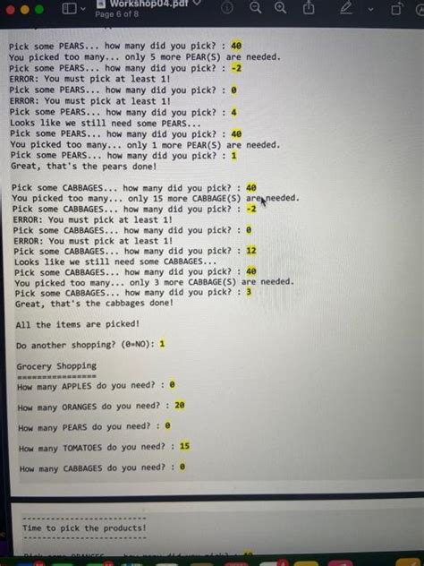 Solved 1 Review The Part 2 Output Example Next Section Chegg Com