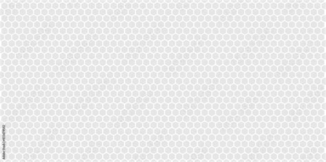 Honeycomb Line Art Background Simple Beehive Seamless Pattern Vector Illustration Of Flat