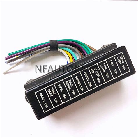 Way Plug Fuse Holder With Wire Block Box Lazada