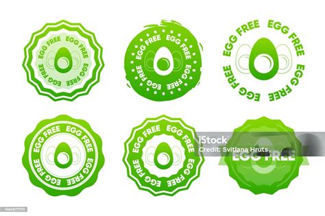 계란 무료 아이콘입니다 건강한 자연 유기농 식품의 개념 다양한 디자인의 우표 수집 식품 포장 장식 요소 벡터 그림입니다 건강한 식생활에 대한 스톡 벡터 아트 및 기타 이미지
