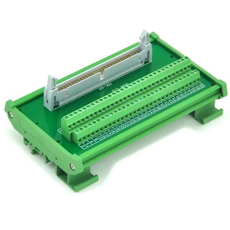 IDC DIN Rail Mounted Interface Module Breakout Board Terminal Block In Terminal Blocks