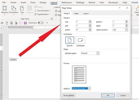 How To Change The Header Margins In Microsoft Word