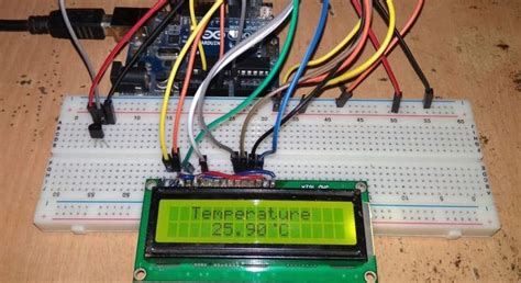 Digital Thermometer Using Arduino And Lm35 Temperature Sensor Arduino