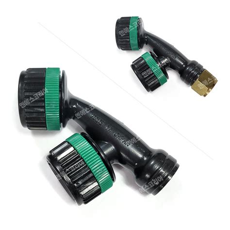 야마호 2구2홀 고압분무기용노즐 제초전용노즐 분사 과수 축사청소 세척 노스스타 코리아