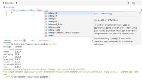No Inspection Of Modules Functions From Installed Packages · Issue 632 · Microsoftpylance