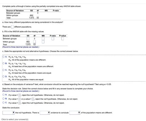 Solved Complete Parts A Through D Below Using The Partially