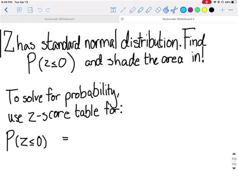 Solvedlet Z Be A Random Variable With A Standard Normal Distribution