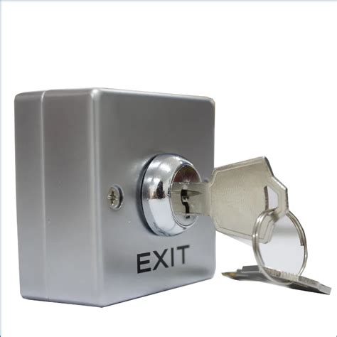 Base Case Exposed Mounting Access Control System Door Gate Lock Exit Push Button Switch With