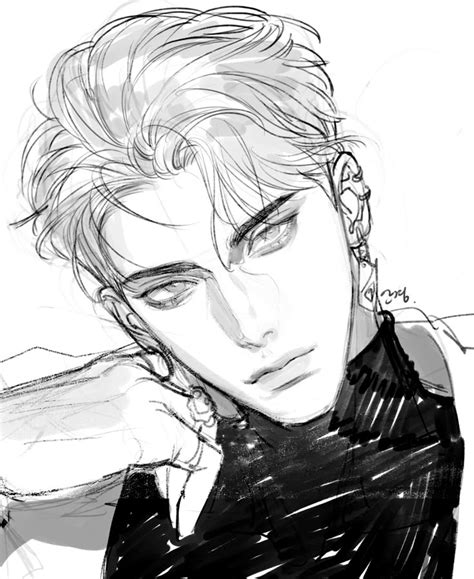 男에 있는 Dundun님의 핀 인물 일러스트레이션 초상화 인물 드로잉