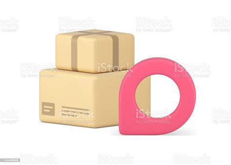 소포화물 배달지도 핀 탐색 사이버 공간 위치 추적 3d 아이콘 벡터 일러스트 레이 션 3d 렌더에 대한 스톡 벡터 아트 및 기타 이미지 3d 렌더 3차원 형태