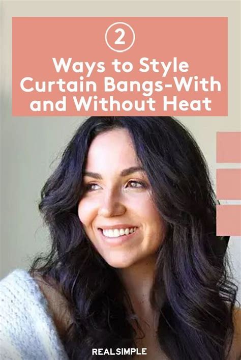 6 Ways To Keep Your Bangs From Separating Heat Styling Products How To Style Bangs Curtain Bangs