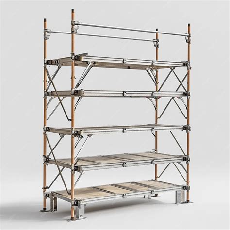 Folding Scaffolding For Quick Assembly And Disassembly Premium Ai