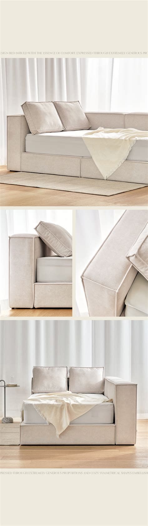 휴도 기억의 선유 정품조야 패브릭 오코텍스 패밀리 침대 프레임세트