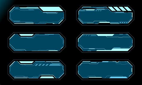 Futuristic Buttons Vector Art Icons And Graphics For Free Download